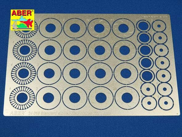 Standard slotted discs brakes dia. 14mm