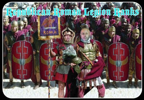 Republican Roman Legion Ranks - Hanke Modellbau, 9,98