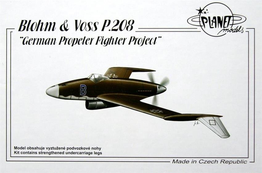 Blohm Voss P.208 'German Propeller Fighter' - Modellbauversand Hanke ...