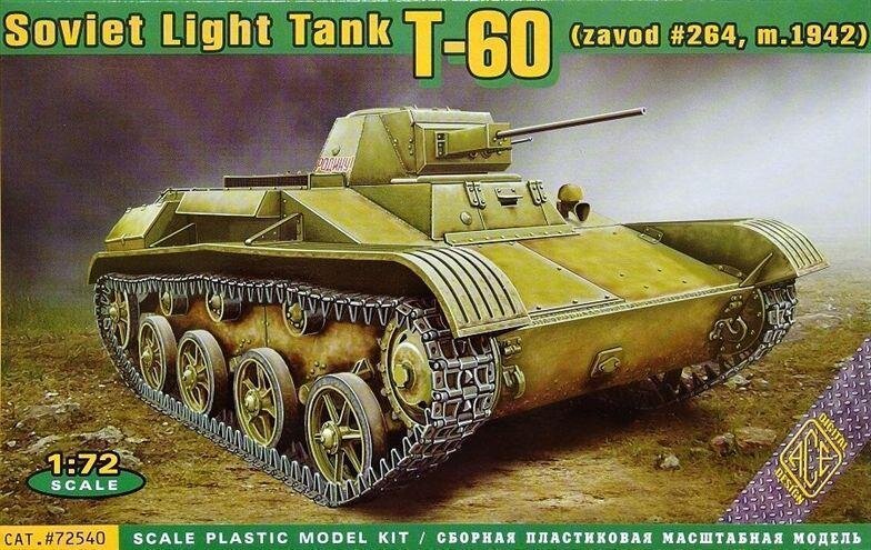 Soviet T-60 Light Tank (Zavod #264, m. 1942) - Modellbauversand Hanke, 14,29