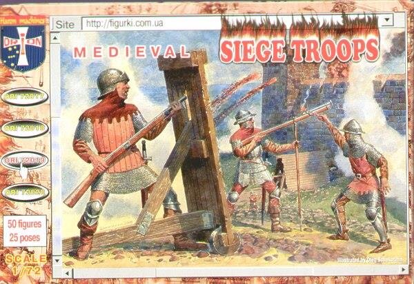 Medieval Siege Crew and Gunners - Hanke Modellbau, 11,00
