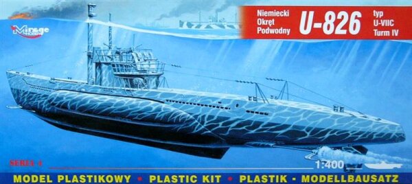 German U-Boot Typ VIIC Turm 4 - U-826 - Modellbauversand Hanke, 9,79