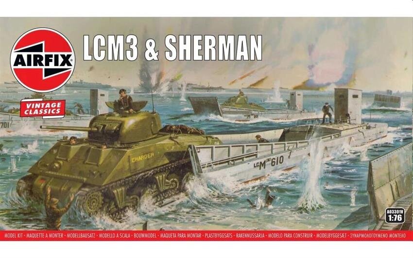 1/76 LCM3 & Sherman