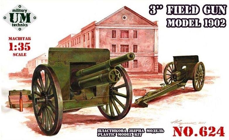 3-inch Field Gun - Model 1902 - Modellbauversand Hanke, 17,99