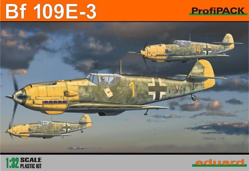1/32 Messerschmitt Bf-109E-3 ProfiPACK - Eduard 3002