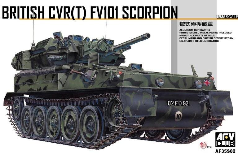 1/35 British CVR(T) FV101 Scorpion - AFV Club 35S02