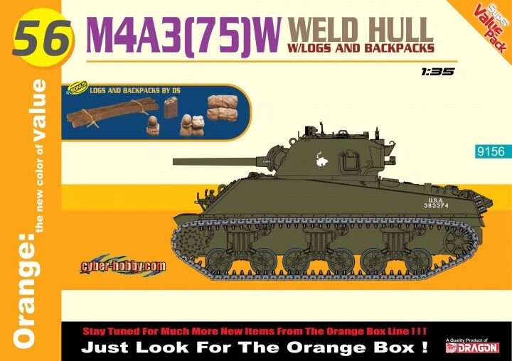 M4A3 (75)W Sherman with Welded Hull - Hanke Modellbau, 46,99