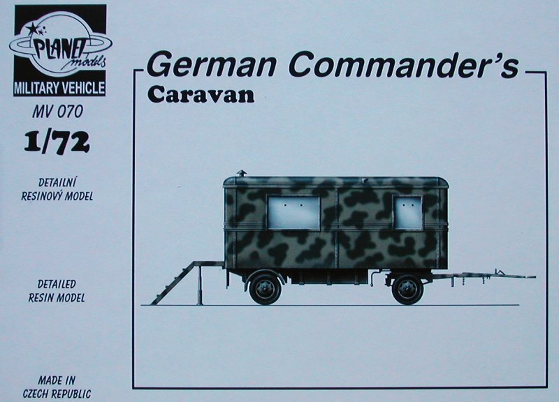 German Commander's caravan - Modellbauversand Hanke, 30,99