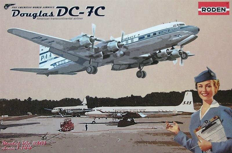 Douglas DC-7C Pan American World Airways (PAA) - Modellbauversand Han ...