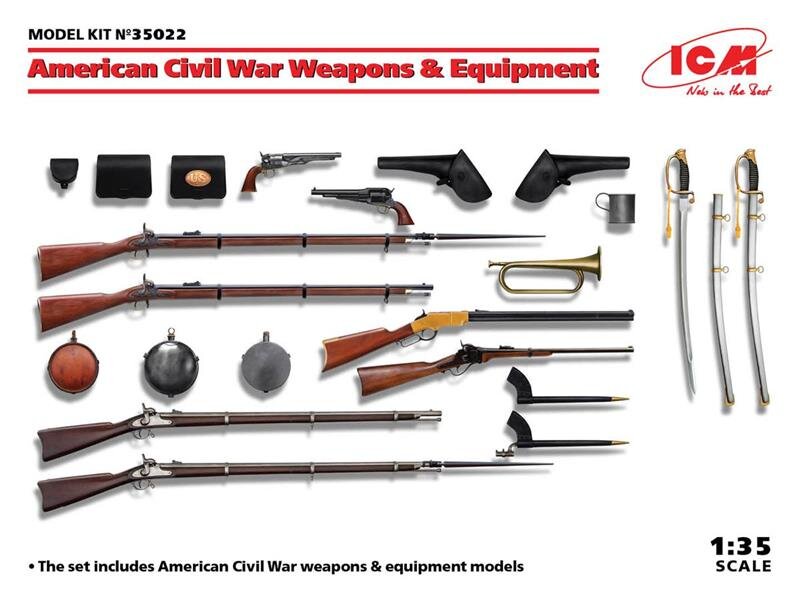 American Civil War Weapons & Equipment - Modellbauversand Hanke, 12,20