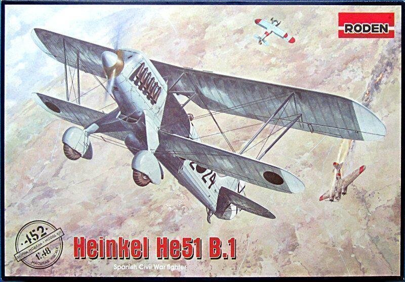 Heinkel He-51 B.1 Spanish Civil War - Modellbauversand Hanke, 32,99
