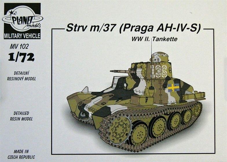 Strv m/37/AH-IV-S WWII Tankette Sweden