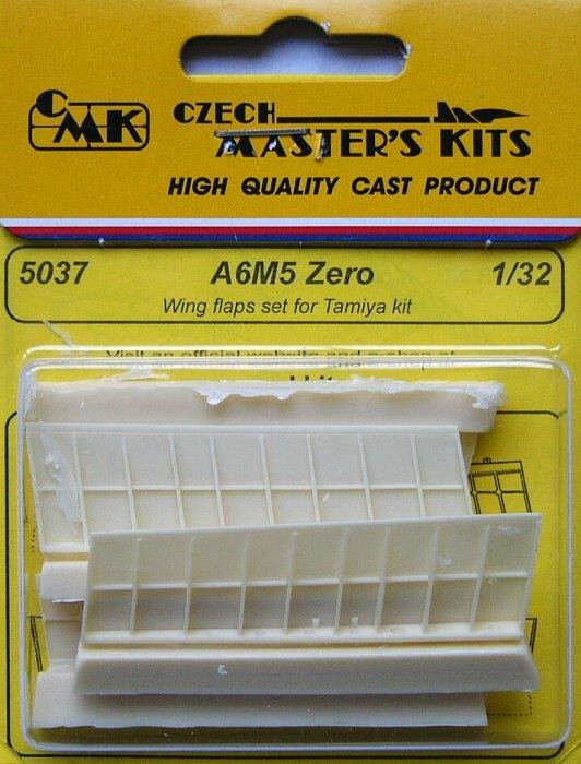 1/32 Mitsubish A6M5 Zero Wing flaps set for Tamiya