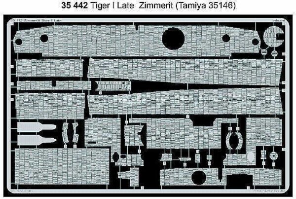Tiger I late Zimmerit (Tamiya) - Modellbauversand Hanke, 5,09