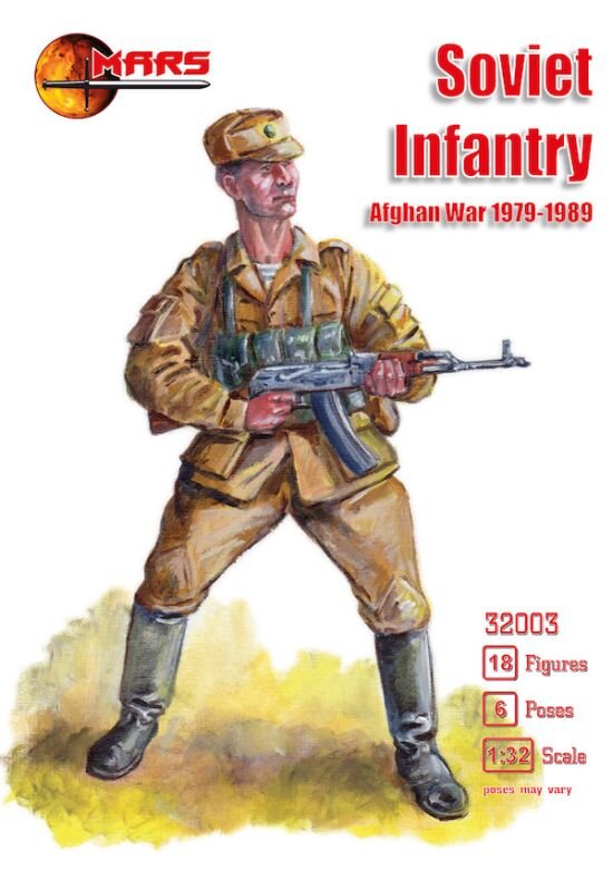 Soviet Infantry - Afghan War 1979 -1989 - Modellbauversand Hanke, 17,90