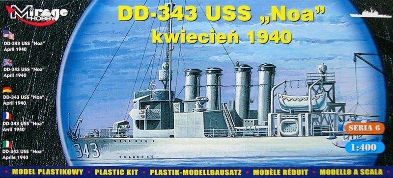 USS Noa DD-343 (June 1937) - Hanke Modellbau, 12,99