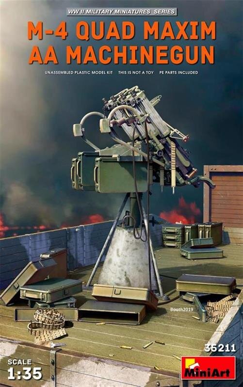 M-4 Quad Maxim AA Machinegun - Hanke Modellbau, 13,20