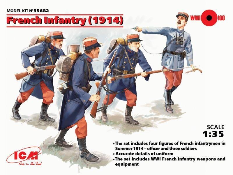 French Infantry 1914 - Modellbauversand Hanke, 9,70