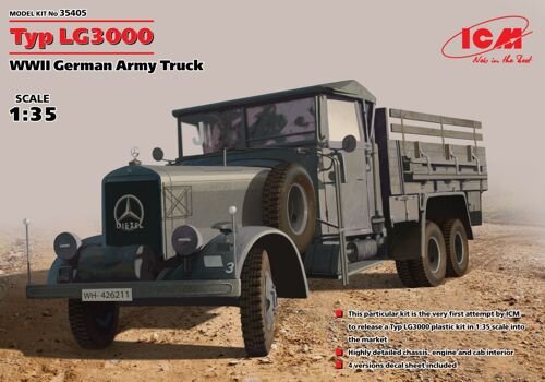 Mercedes Benz Typ LG3000 German Army Truck WWII - Modellbauversand Ha ...
