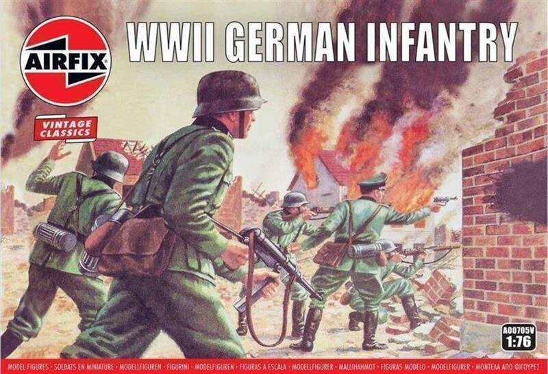1/76 WWII German Infantry - Vintage Classics - Airfix A00705V