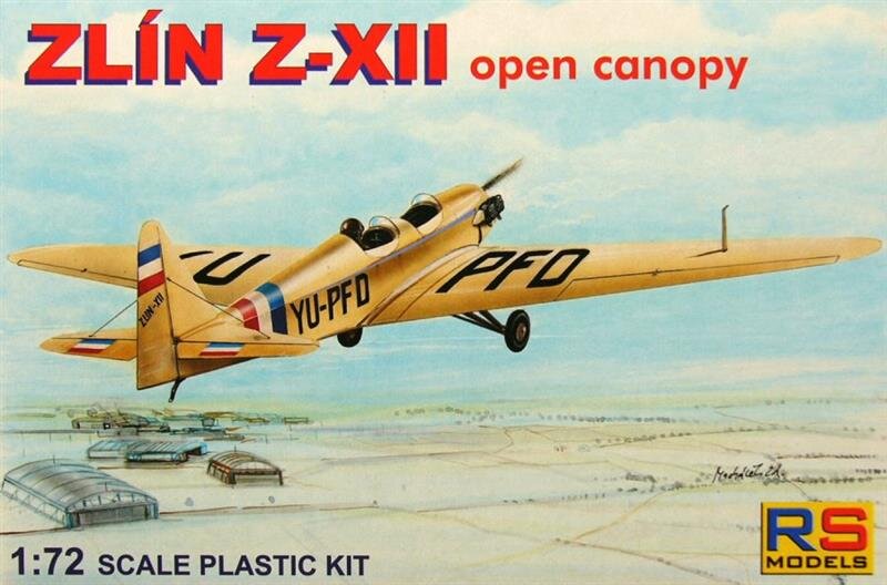 Zlin Z-XII open canopy - Modellbauversand Hanke, 22,79