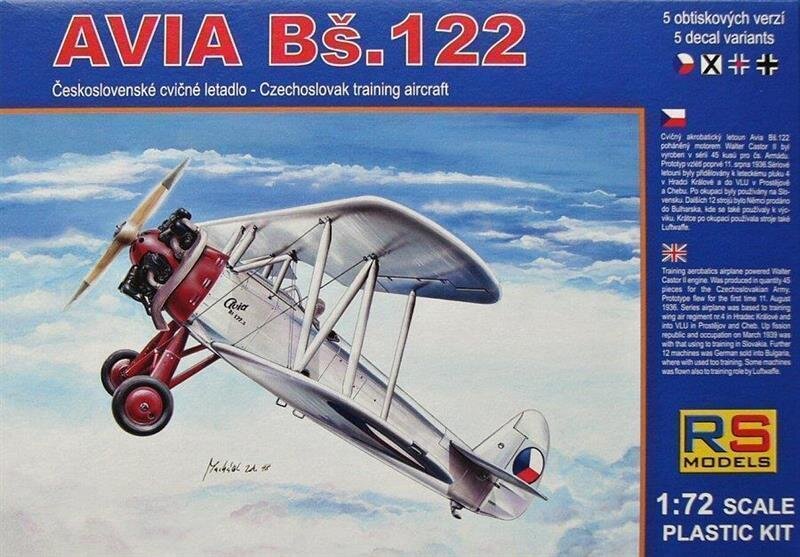 Avia Bs.122 Training plane - Modellbauversand Hanke, 19,99