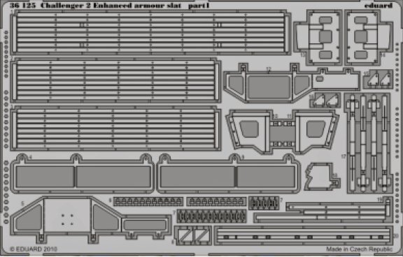 Challenger 2 Enhanced armour slat (Trumpeter)