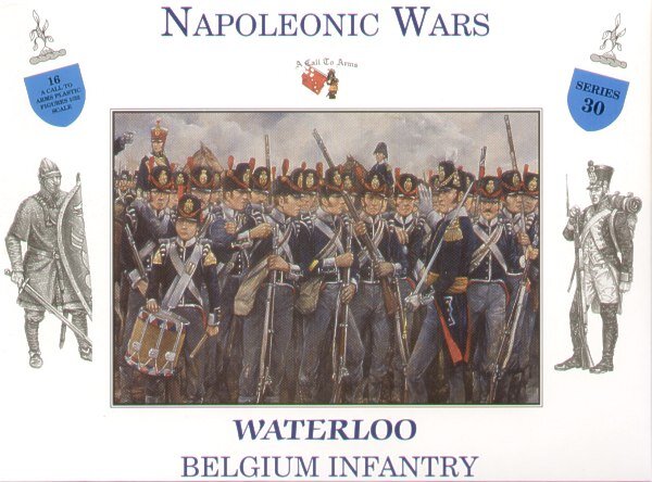 1/32 Napoleonic Wars - Waterloo Belgian Infantry - A Call to Arms 323