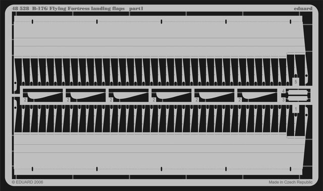 B-17G Flying Fortress landing flaps
