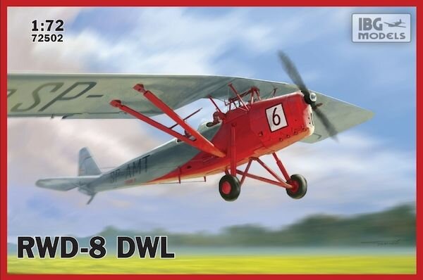 RWD-8 DWL Polish trainer plane (civilian version) - Hanke Modellbau, 7,49
