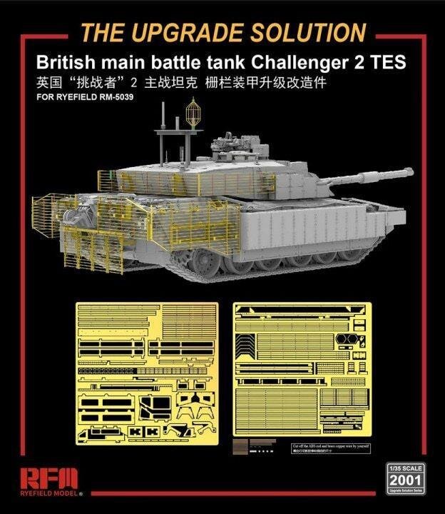 British MBT Challenger 2 TES - Upgrade Set - Modellbauversand Hanke, 18 ...