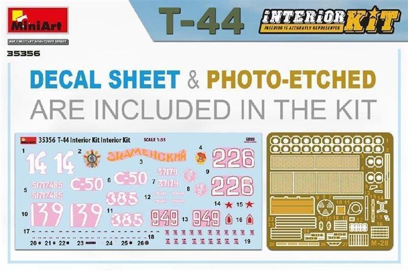 T-44 Soviet Medium Tank - Interior Kit
