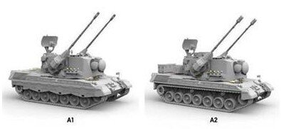 Takom 2044x Flakpanzer Gepard 1A1 /1A2 (2 in 1) Ukraine