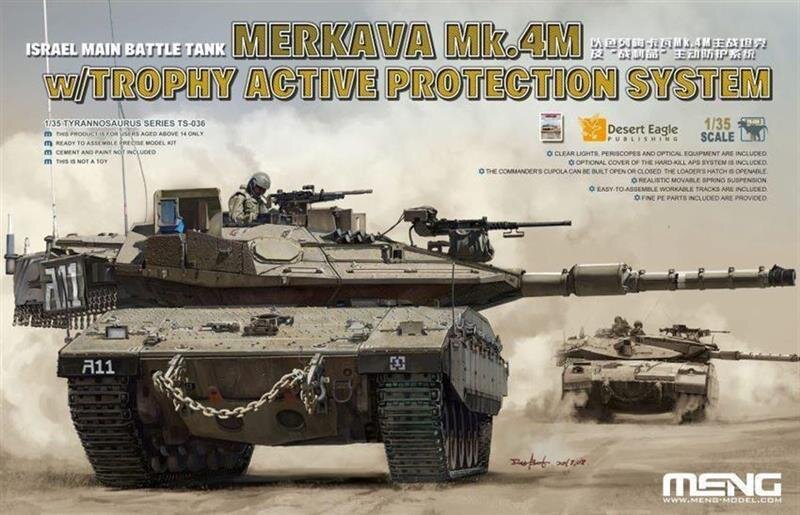 Merkava Mk.IVM w/Trophy Active Protection System - Modellbauversand H ...