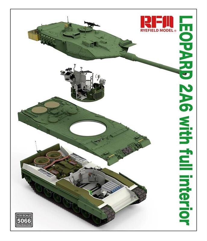 Leopard 2A6 with FULL INTERIOR