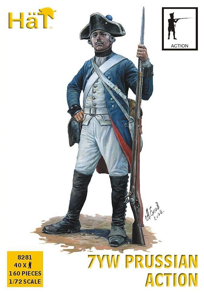 HäT 8281 - 1:72 7YW Prussian Infantry Action