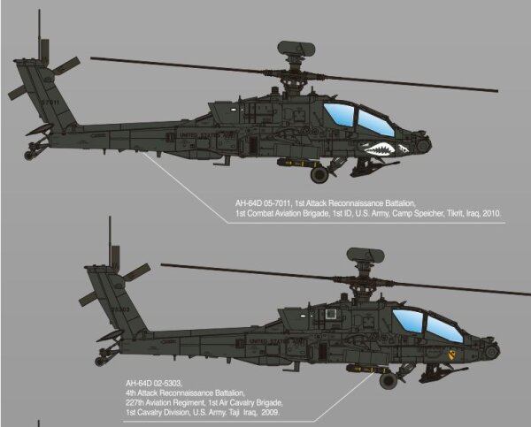 U.S. Army AH-64D Apache Block II "Late Version" US Army - Modellbauve ...