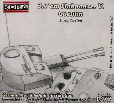 3,7 cm Flakpanzer V Conversion - Modellbauversand Hanke, 13,49