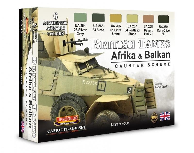British Tanks WWII Set 1 - Afrika & Balkan - Modellbauversand Hanke, 17 ...