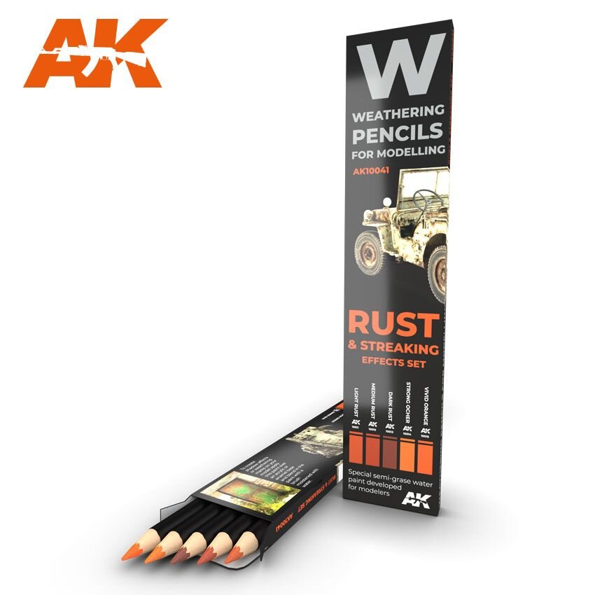 Weathering Pencils: Rust & Streaking - Effects Set - Modellbauversand ...