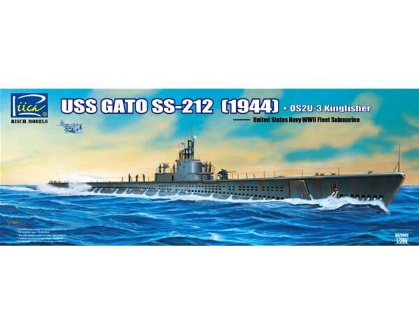 USS Gato Class SS-212 Fleet Submarine 1944 - Modellbauversand Hanke, 34 ...