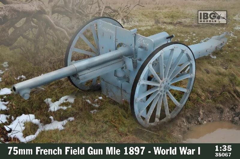 75mm French Field Gun Mle 1897 - WW1 - IBG 35067