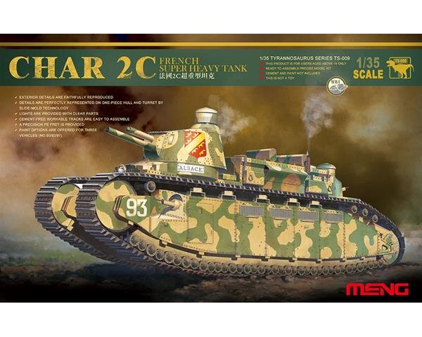 Char 2c - French Super Heavy Tank - Modellbauversand Hanke, 66,99