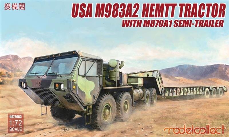 US M983A2 HEMTT Tractor & M870A1 Semi-trailer - Modellbauversand Hank ...