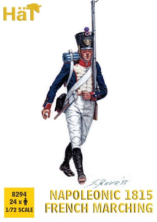 1815 French Infantry Marching - Hanke Modellbau, 7,20