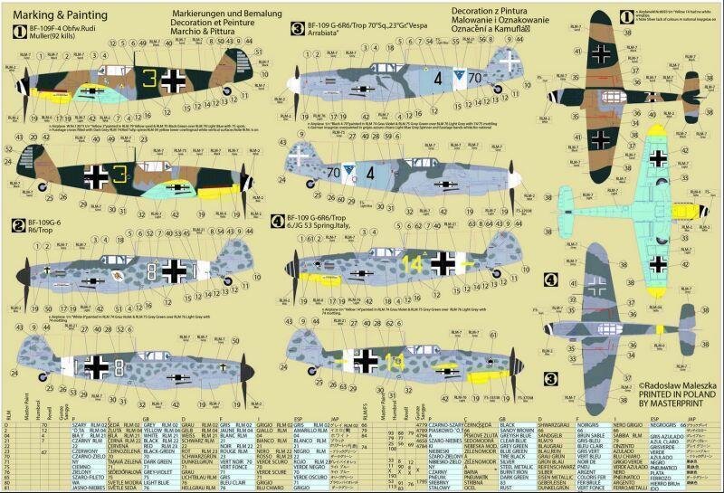 Messerschmitt Bf-109F-4 Müller"" - Modellbauversand Hanke, 4,50