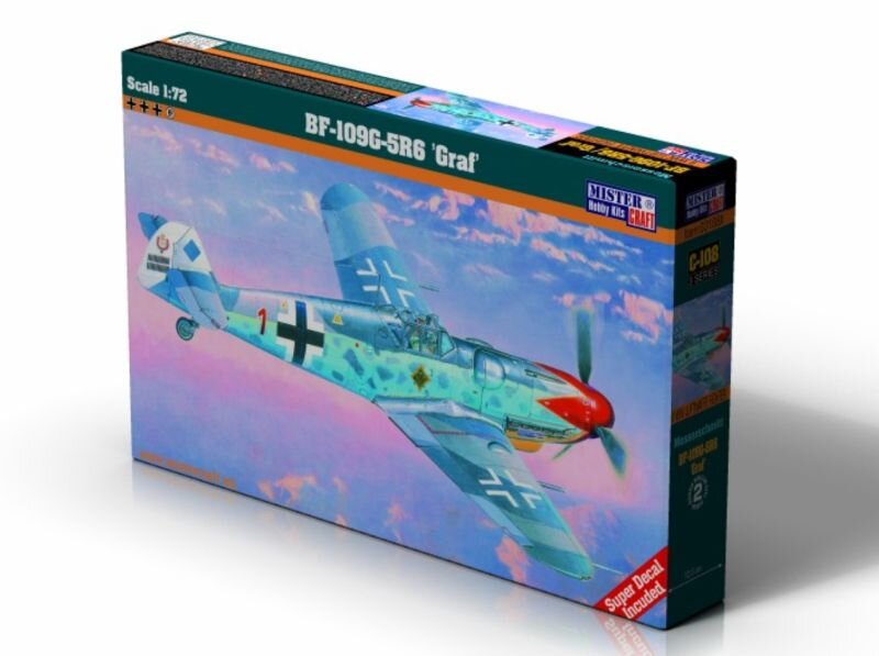 Messerschmitt Bf-109G-5/R-6 Roter Jäger - Modellbauversand Hanke, 4,50