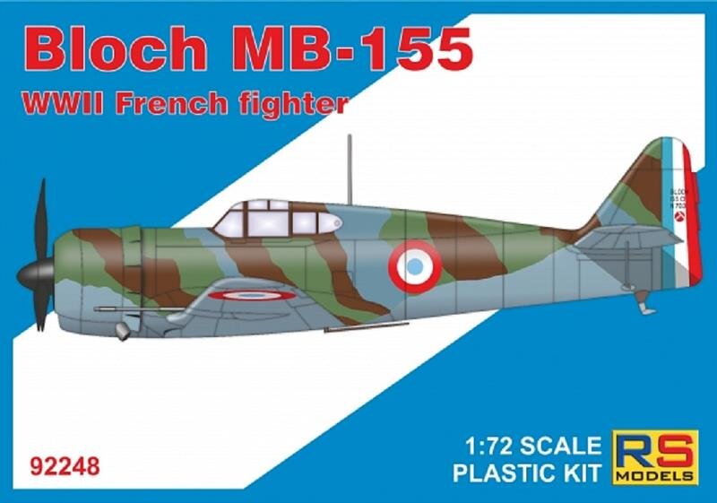 Marcel-Bloch MB-155 French WWII Fighter - Modellbauversand Hanke, 21,79