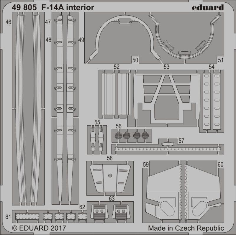 Grumman F-14A Tomcat interior (Tamiya)