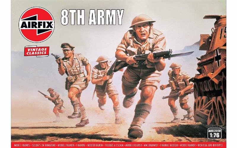 1/76 WWII British 8th Army "Desert Rats"